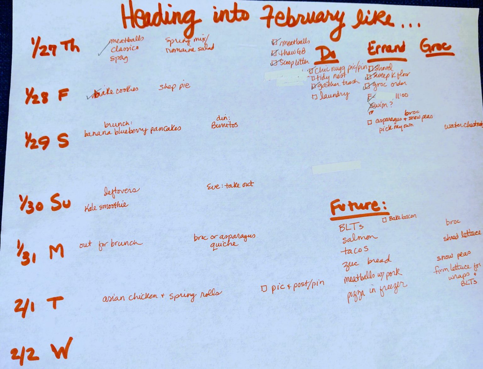 Menu Planning *free printables* - Cooking With Rebecca